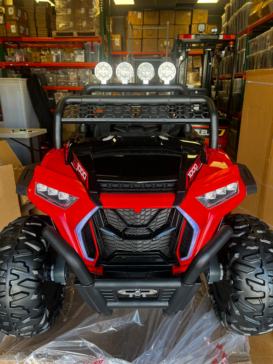 MiniWheelers Polaris RZR Turbo S Kids Ride on 24v Vehicle with Remote ...