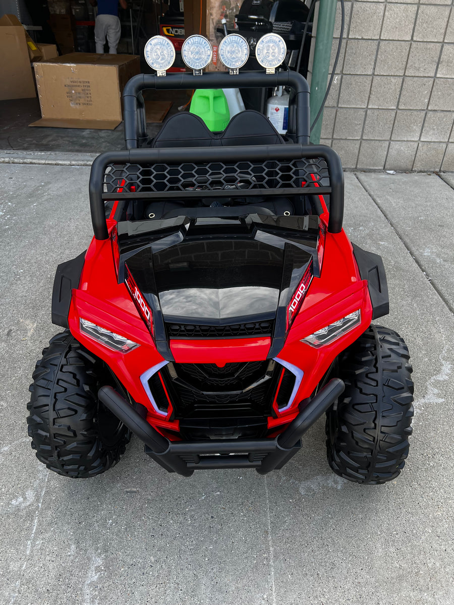 MiniWheelers Polaris RZR Turbo S Kids Ride on 24v Vehicle with Remote ...