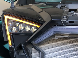 RZR Pro Headlights with Harness - WD Electronics